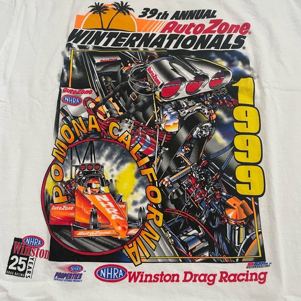 Vintage Racing Car 1991 Autozone Shirt - Gem